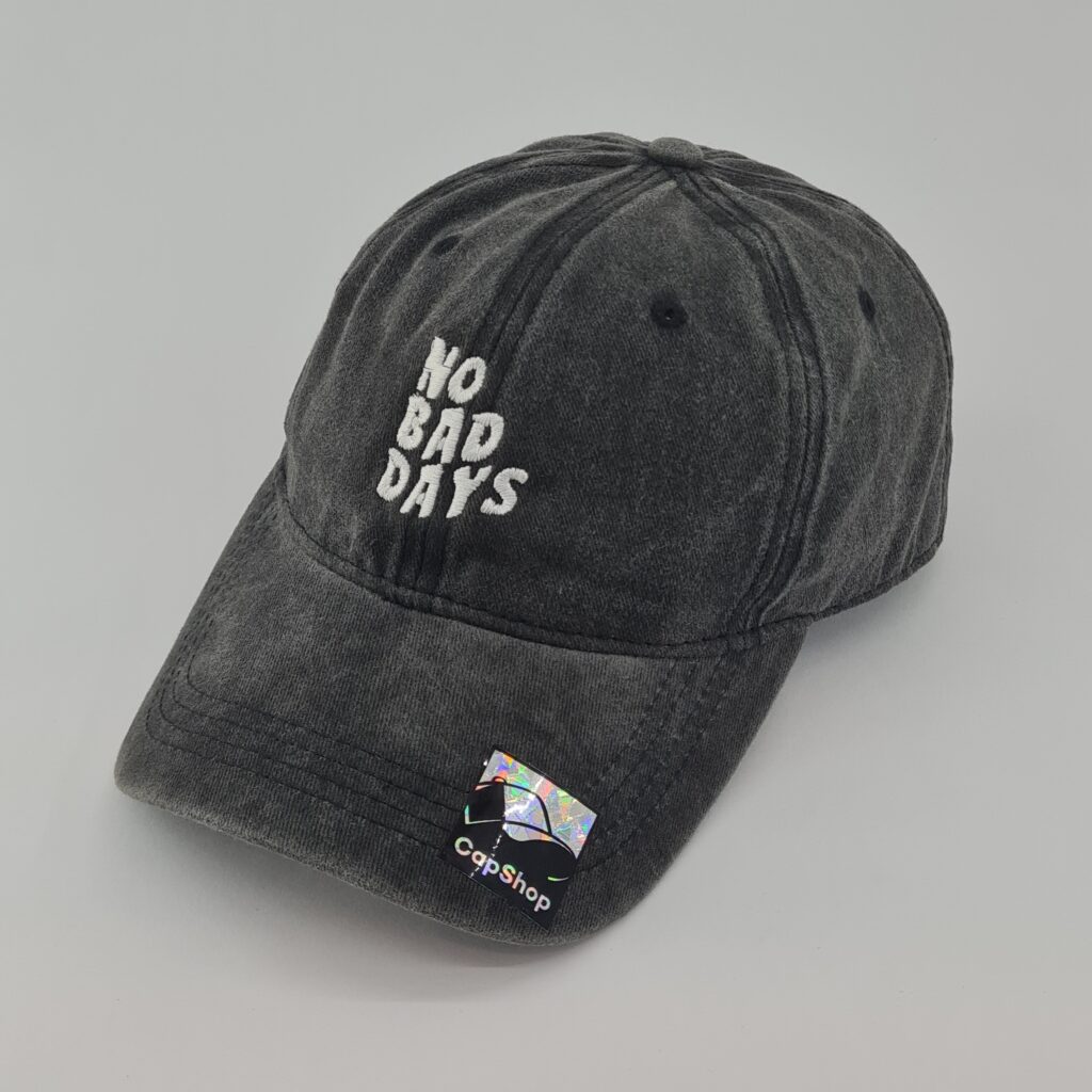 GORRA NO BAD DAYS WASHED X CAPSHOP – CapShop